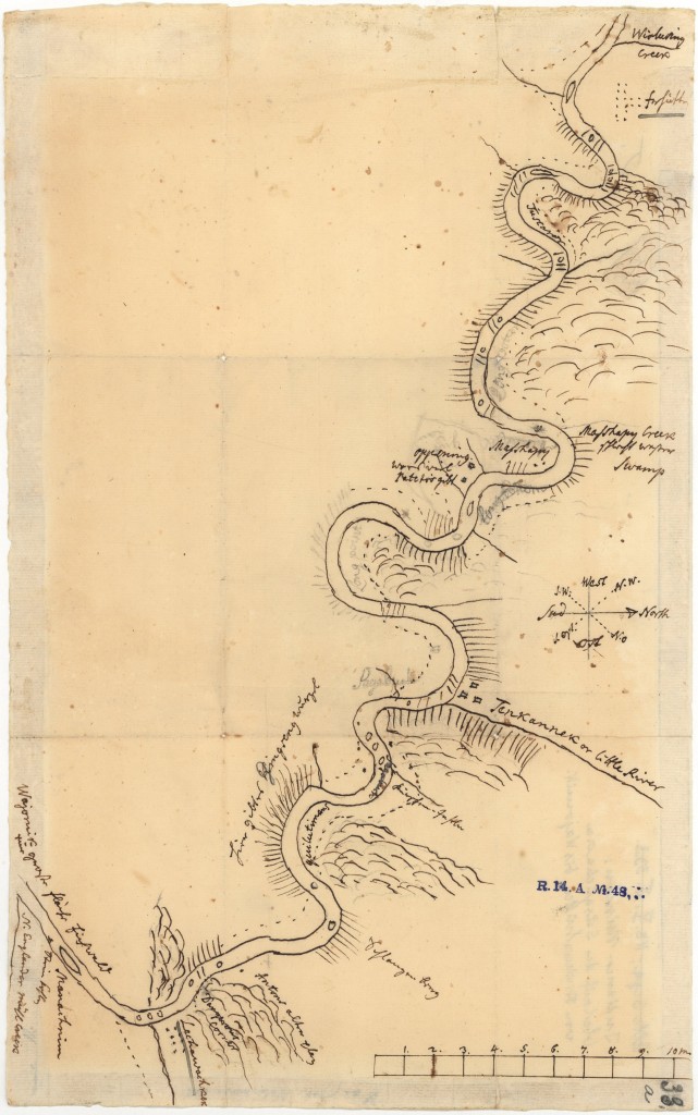 Johannes Ettwein’s 1768 map of the North Branch – Stories of the ...